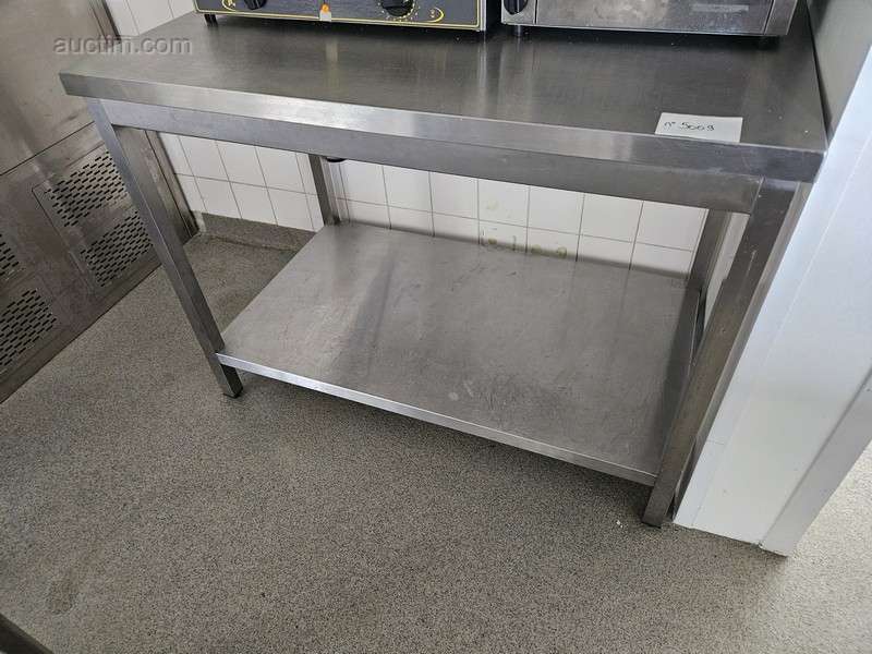 Stainless steel work table
